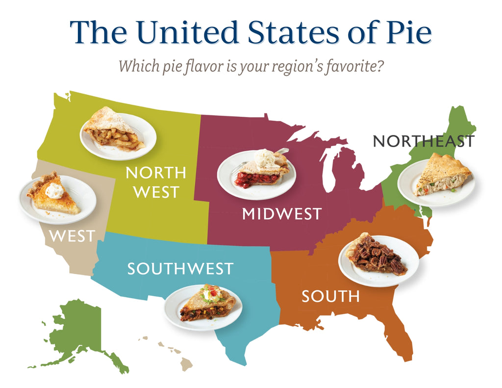 America's Favorite Pie Flavors by Region – Southern Baked Pie Company